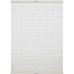 Sch&ouml;ner Wohnen Kollektion SCH&Ouml;NER WOHNEN-Kollektion Plissee &raquo;Marla&laquo; blickdicht mit Bohren verspannt verschraubt, mit Leinen-Optik wei&szlig; Obermaterial: 100% Polyester 130cm, 