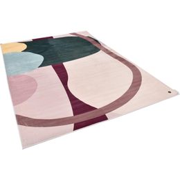 Tom Tailor HOME Teppich &raquo;Shapes - FOUR&laquo; rechteckig 5 mm H&ouml;he Kurzflor, bedruckt, modernes Design gr&uuml;n Polyester B : 160cm 1 Stk., 5mm, L: 230cm