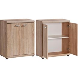 Procontour Sideboard &raquo;Sun BESTSELLER!&laquo; H&ouml;he 74cm, mit variabel verstellbaren Einlegeb&ouml;den braun B/H/T: 60cm x 74cm x 35cm