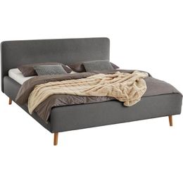 Meise M&ouml;bel meise.m&ouml;bel Polsterbett &raquo;Mattis&laquo; Topseller, wahlweise mit Bettkasten grau Bezug Bett: Struktur Gewebe (100% Polyester) Liegefl&auml;che L&auml;nge B: 200cm x 