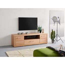 VOGL M&ouml;belfabrik Lowboard &raquo;1237&laquo; Massivholzfront, Breite ca. 171 cm, mit Softclose Funktion braun Holzwerkstoff, Massivholz B/H/T: 171cm x 42cm x 42cm