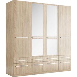 Priess Kleiderschrank &raquo;Schrank Garderobe W&auml;scheschrank Barcelona in 5 Breiten&laquo; viel Stauraum, ger&auml;umige Schubk&auml;sten, mit Spiegel, MADE IN GERMANY 