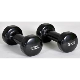 Christopeit Sport Hantel 6 kg 2 Stk. tlg. schwarz 6 kg Hantel