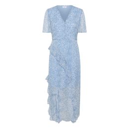Saint Tropez Kleid 'RachilSZ' Damen Gr&ouml;&szlig;e 34 hellblau / wei&szlig; Sommerkleid