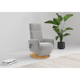 OTTO home TV-Sessel &raquo;Rochelle, inkl. Kopfteilverstellung & 360&deg; Drehfunktion&laquo; 1 Stk. tlg. TV-Sessel mit Drehfunktion 360 Grad grau 100% Polyester 