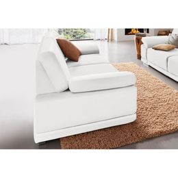 Sit & More sit&more 2,5-Sitzer &raquo;Coria&laquo; wei&szlig; Struktur ( 100% Polyester);Struktur fein ( 90% Polyester; 10% Polyamid);Luxus-Microfaser ALTARA NUBUCK (100% 