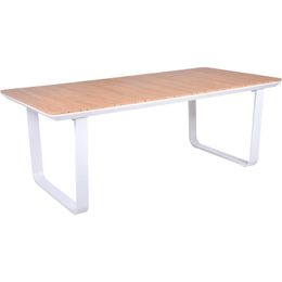 Garden Pleasure Gartentisch &raquo;VENICE&laquo; leicht abwischbar braun B/H/T: 100cm x 75cm x 200cm