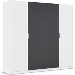 Rauch Dreht&uuml;renschrank &raquo;Monza&laquo; in trendigen Farbkombinationen, mit viel Stauraum wei&szlig; Holzwerkstoff B/H/T: 226cm x 210cm x 54cm