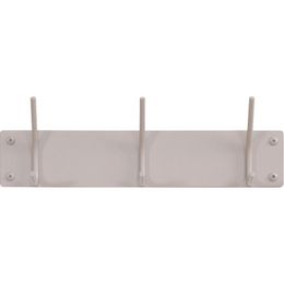 SPINDER DESIGN Garderobenhaken Metall, Zeitloses Design, 3 Haken, Breite 40 cm grau Metall B/H/T: 40cm x 12cm x 6cm