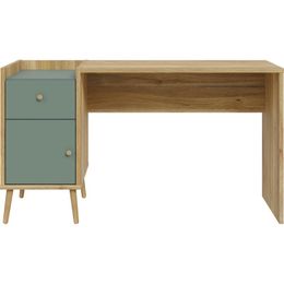 FORTE Schreibtisch braun B/H/T: 139,6cm x 77,3cm x 60cm