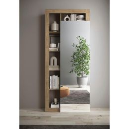 Home Affaire Garderobenschrank &raquo;Hamburg, Breite 91 cm&laquo; H&ouml;he 209 cm braun B/H/T: 91cm x 209cm x 30cm, T&uuml;ren: 1 Stk., Komplettausf&uuml;hrung