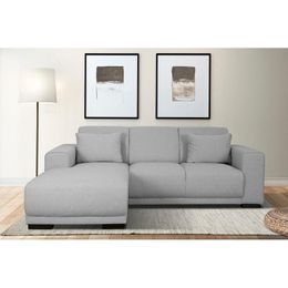 OTTO home Ecksofa &raquo;BORNHOLM L-Form, B: 234 cm - OTTO. Verl&auml;ssliche Qualit&auml;t.&laquo; Recamiere links oder rechts bestellbar, Wellenfederung, inkl. 2 Kissen 