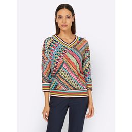 Heine Blouse female size M Blue / Yellow / Emerald / Red / Black