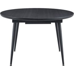 Duo Collection Esstisch &raquo;Ausziehtisch Frida&laquo; 1 Stk. tlg. 1,20m - 1,60m, Wildeichenoptik, stabiles Metallgestell, bis 100 kg schwarz B/H/T: 120cm x 77cm x 120cm, 