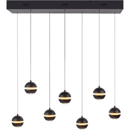 Sch&ouml;ner Wohnen Kollektion SCH&Ouml;NER WOHNEN-Kollektion LED Pendelleuchte &raquo;LINI&laquo; LED-Board 1 Stk. Warmwei&szlig; SCH&Ouml;NER WOHNEN Kollektion, 3-Stufen Dimmer, Comfort-Lift schwarz 7, H: 