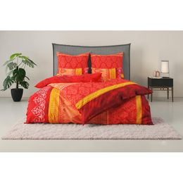 OTTO home Bettw&auml;sche &raquo;Sonnenham&laquo; 2 in Gr. 135x200 oder 155x220 cm, 100% Baumwolle, Paisley rot Renforc&eacute;, Obermaterial: 100% Baumwolle B/L: 135cm x 