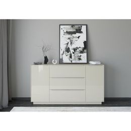 set one by Musterring Sideboard &raquo;Reno&laquo; 1 Stk. tlg. Mit Sockel in diversen Farben, 102 cm H&ouml;he & Farbauswahl Glas, Holzwerkstoff B/H/T: 182cm x 102cm x