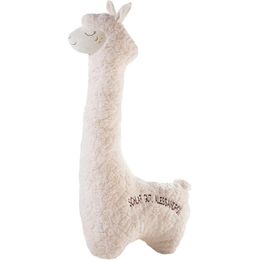 Heunec Kuscheltier &raquo;Kuma, Lama, 120 cm&laquo; mit individueller Bestickung; Made in Germany beige Einheitsgr&ouml;&szlig;e Kuscheltier