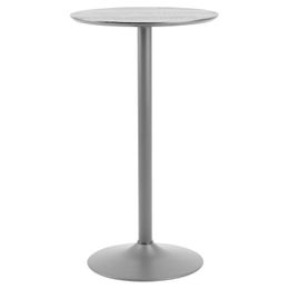 ACTONA GROUP Bartisch &raquo;Ibiza&laquo; 1 Stk. tlg. Bartisch rund &Oslash; 60 cm, Schwarz, mit Trompete Gestell schwarz B/H/T: 60cm x 105cm