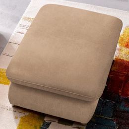 Sit & More sit&more Hocker &raquo;Alcatraz&laquo; braun Struktur fein (97% Polyester, 3% Polyamid);Luxus-Microfaser ALTARA NUBUCK (95% Polyester, 5% Baumwolle);Struktur (100
