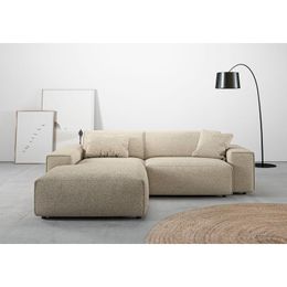 Home Affaire Ecksofa &raquo;Glimminge L-Form auch in Breitcord, Feincord + Easy care-Bezug,&laquo; Breite 234, Zierkissen beige 96% Polyester, 4% Polyacryl B/H/T:
