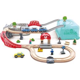 HAPE Spielzeug-Eisenbahn &raquo;Stadtbahn&laquo; bunt Einheitsgr&ouml;&szlig;e Spielzeug-Eisenbahn