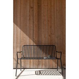 Gartenlounge-Bank &raquo;Peking, robustes Bankelement f&uuml;r hohen Sitzkomfort&laquo; Sitzbank rund, Aluminiumgestell, leicht, komfortabel B/H/T: 130cm x 85cm x 64cm