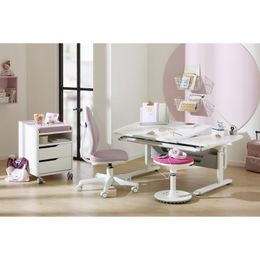 Paidi Kinderschreibtisch &raquo;DIEGO CURVED GT, Sch&uuml;lerschreibtisch, ergonomisch, mitwachsend&laquo; stufenlos h&ouml;henverstellbar, geteilte Tischplatte neigbar 