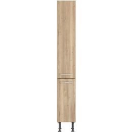 Optifit Apothekerschrank &raquo;Klara&laquo; Breite 30 cm braun Holzwerkstoff B/H/T: 30cm x 211,8cm x 58,4cm, T&uuml;ren: 2 Stk.