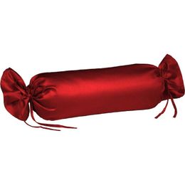 Fleuresse Kissenbez&uuml;ge &raquo;Colours&laquo; edler, b&uuml;gelfreier Interlock-Jersey aus 100% Baumwolle rot Interlock-Jersey, Obermaterial: 100% Baumwolle B/L: 15cm x