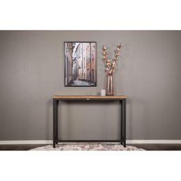 Beistelltisch &raquo;Rise, schmaler hoher Beistelltisch, 110 &times; 30 cm&laquo; Ablagetisch, Stahl, schmal, hoch, modern, schlicht B/H/T: 30cm x 80cm x 30cm