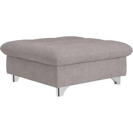 COTTA Hocker &raquo;Gemini, B: 108 cm&laquo; mit Metallf&uuml;&szlig;e grau Struktur fein