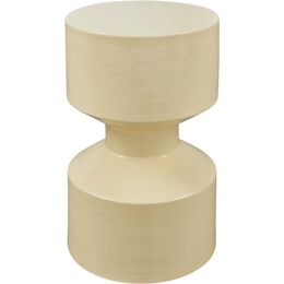 Woood Beistelltisch &raquo;Glanz Metall mit Hochglanz-Lackierung in spielerischer Form&laquo; H 47 x B 30 x T 30 cm, Tragkraft 25 kg, pfleigleicht, 