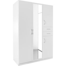 wimex Dreht&uuml;renschrank &raquo;Bitburg&laquo; wei&szlig; Holzwerkstoff B/H/T: 135cm x 198cm x 58cm, T&uuml;ren: 4 Stk.