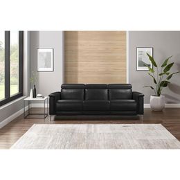 OTTO home 3-Sitzer &raquo;LUND,Lederoptik, 222 cm, man. o. elektr. Relaxfunktion in 2 Sitzen&laquo; (links/rechts), USB-A bei elektrischer Ausf&uuml;hrung, 