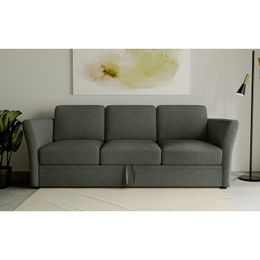 OTTO home 3-Sitzer &raquo;Lavars Schlafsofa&laquo; mit Bettfunktion, in zwei verschiedenen Bezugsqualit&auml;ten gr&uuml;n 62% Polypropylene, 38% Polyester B/H/T: 230cm x 