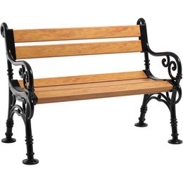 BLOME Gartenbank &raquo;2er-Bank Linderhof 115 cm Holzoptik&laquo; Vollkunststoff PVC, Polypropylen B/H/T: 115cm x 85cm x 60cm
