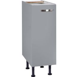 KOCHSTATION Unterschrank &raquo;KS-Cara&laquo; Breite 30 cm grau basaltgrau, B/H/T: 30cm x 87cm x 58,4cm, T&uuml;ren: 1 Stk.