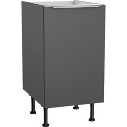 KOCHSTATION Sp&uuml;lenschrank &raquo;KS-Aken&laquo; grau anthrazit, B/H/T: 45cm x 87cm x 58,4cm