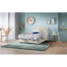Westfalia Schlafkomfort Polsterbett &raquo;Padua&laquo; mit Rautensteppung, 3 verschiedene Matraztenarten w&auml;hlbar beige Bezug 100% Polyester, Polsterung: Polsterwatte, Material Gestell: 