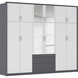 Rauch Kleiderschrank &raquo;Schrank Dreht&uuml;renschrank Garderobe Ankleide Schlafzimmer HILDESHEIM&laquo; Breiten: 185/275 cm, H&ouml;he 231 cm, oberste Schublade mit 
