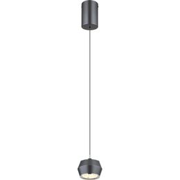 Globo LIGHTING LED Pendelleuchte &raquo;MARTHY&laquo; LED-Modul 1 Stk. Warmwei&szlig; H&auml;ngeleuchte/Pendelleuchte/Esszimmer/Wohnzimmer/rund/h&ouml;henverstellbar 1 Stk.