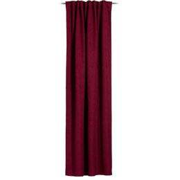 G&ouml;zze Vorhang &raquo;Gigolo - Schlaufenschal mit Multifunktionsband&laquo; Multifunktionsband 1 Stk. tlg. HxB: 245x140, Blackout Vorhang rot Polyester 245cm, 