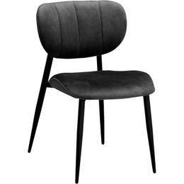 OMG Design Esszimmerstuhl &raquo;Jona&laquo; (Set) 1 Stk.K&uuml;chenstuhl Polsterstuhl, In drei stilvollen Farben erh&auml;ltlich grau Stoff B/H/T: 53cm x 84cm x 62cm, 1 