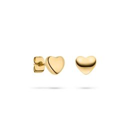 s.Oliver Damen s.Oliver Paar Ohrstecker &raquo;Tiny Hearts, Herz&laquo; gold Edelstahl