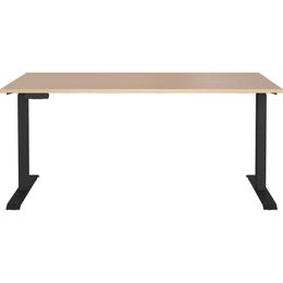 Germania Schreibtisch &raquo;GW-Oviedo&laquo; 1 Stk. tlg. Bedieneinheit mit Memory-Funktion und USB-Port beige B/H/T: 160cm x 120cm x 80cm