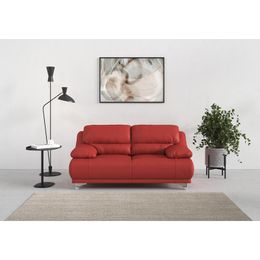 COTTA 2-Sitzer &raquo;Maranello&laquo; rot 64% Polyurethan, 25% Polyester, 11% Baumwolle B/H/T: 180cm x 86cm x 93cm, Kunstleder SOFTLUX