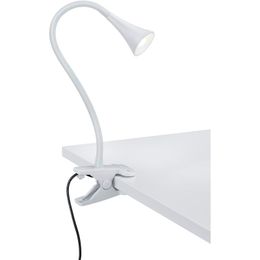 REALITY LEUCHTEN LED Klemmleuchte &raquo;VIPER&laquo; LED-Modul 5 Jahre Garantie wei&szlig; 1, H: 35cm
