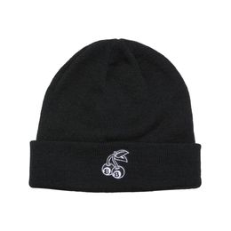 Mister Tee M&uuml;tze "8Ball Cherry Beanie" in Schwarz | Gr.: onesize