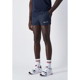 Champion Herren Badeshorts &raquo;Icons Beachshort Short&laquo; mit -Stickerei, schnell trocknendes Gewebe, Oberschenkell&auml;nge blau S (46), N-Gr